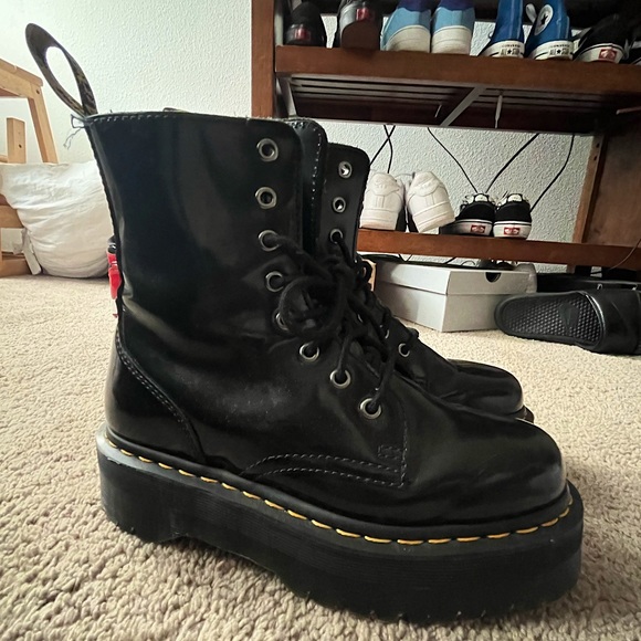 Dr. Martens | Shoes | Doc Martens Jadon Smooth Leather Platform Boots ...